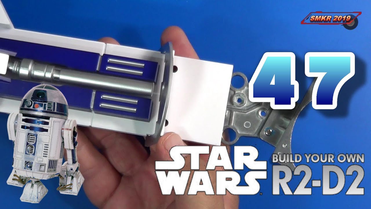 Build the Premium 1:2 Scale R2-D2 Issue 47 - Assemble Left Leg Parts ...