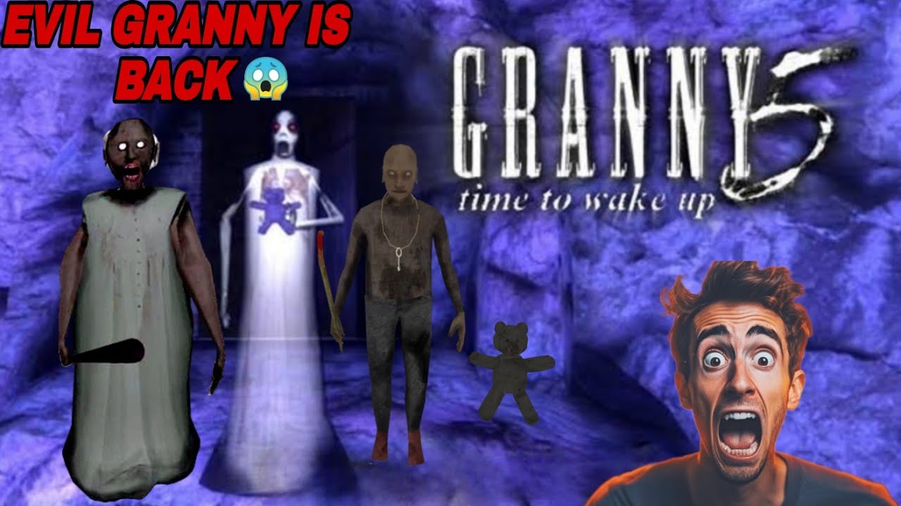Evil Granny Is Dangerous 😱 Granny 5 Time To Wake Up Full Gameplay Fan