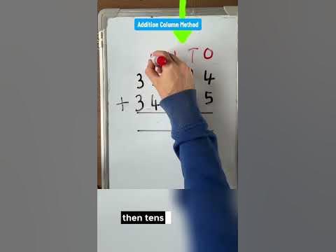 How to Use Addition Column Method #Maths - YouTube