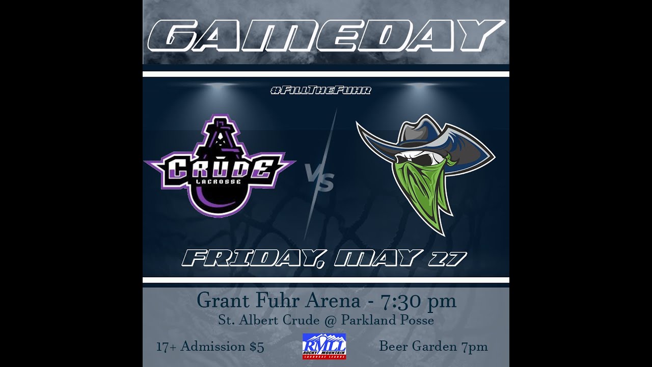 Parkland Posse vs. Crude Lacrosse Club - May 27th, 2022 - YouTube