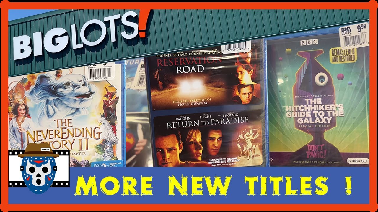 BIG LOTS Blu Ray and DVD AUGUST 2023 Movie Hunt #2 - Finding New TV ...