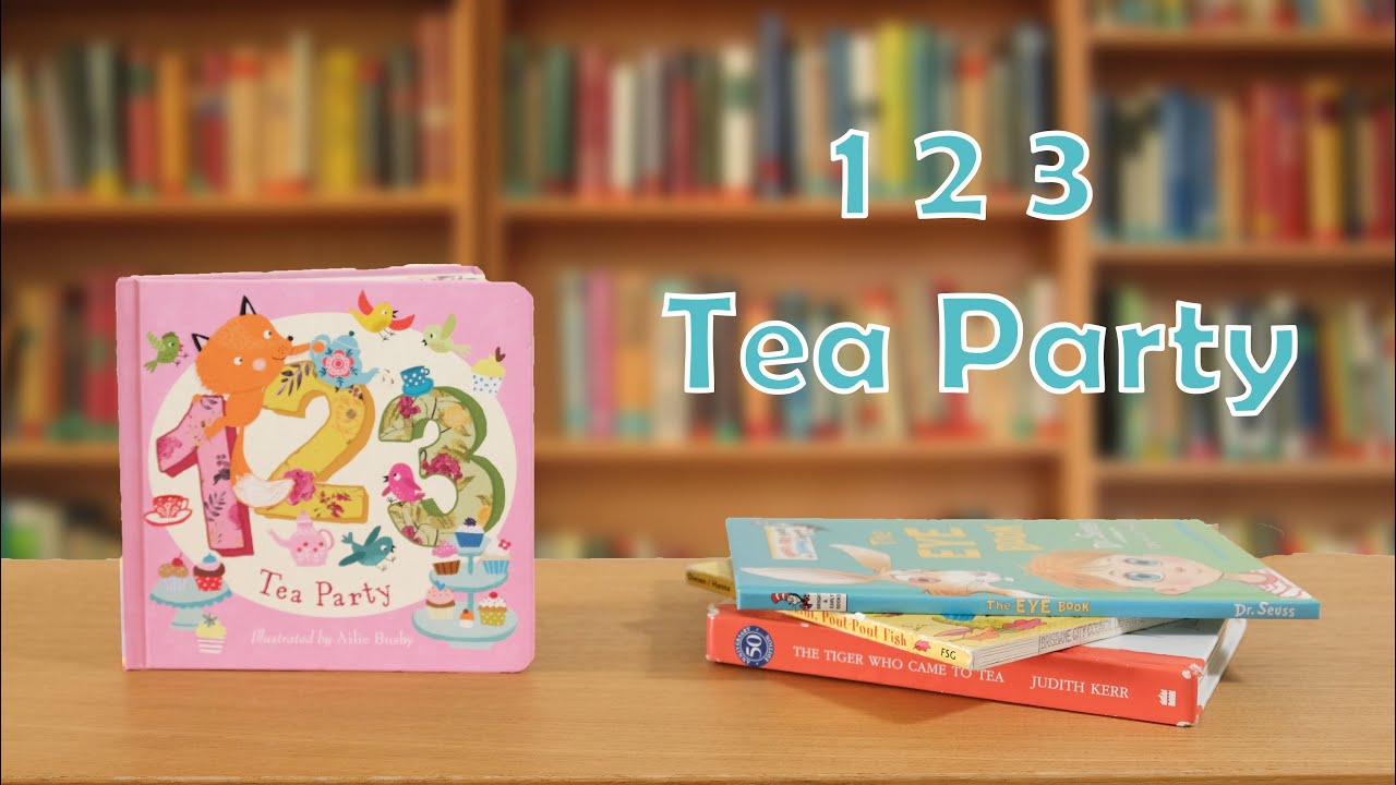 123 Tea Party | 123 Read 4 Me | Reading for Kids - YouTube