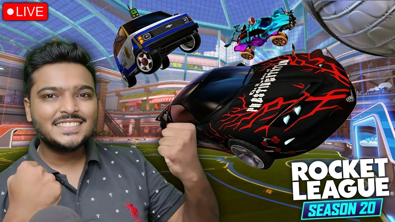 🔴Rocket League Season 20 New Map, 4v4 Ranked, New Rocket Pass Let's ...