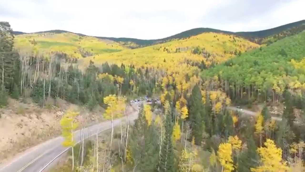 Aspen Vista Fall Colors - Aerial Santa Fe New Mexico - DJI Phantom 3 ...