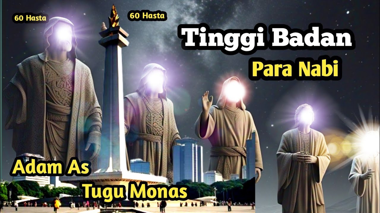 Setinggi Monas!!! Inilah Tinggi Para Nabi dari Nabi Adam Hingga Nabi ...