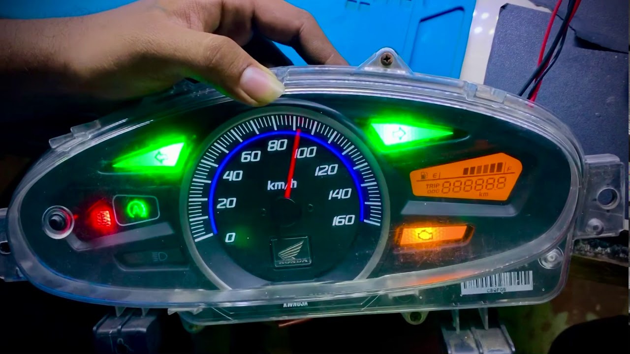 Honda PCX Odometer - YouTube