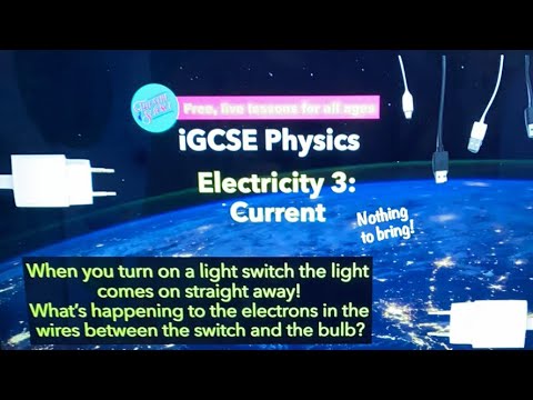 iGCSE Physics: Electricity 3: Current! - YouTube