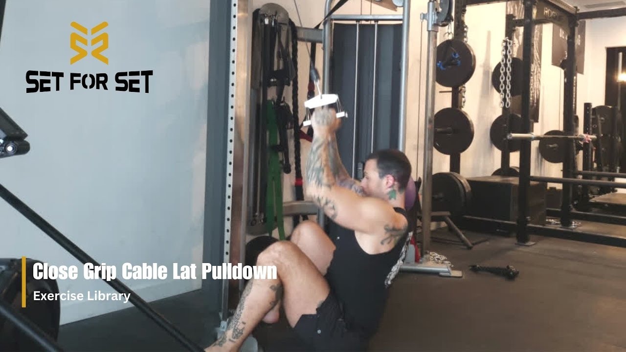 Close Grip Cable Lat Pulldown | SFS Exercise Library - YouTube