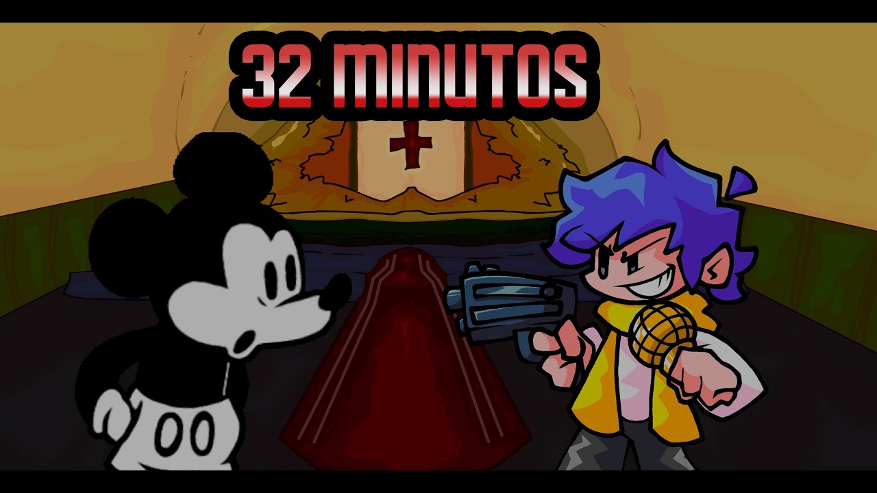 HAPPINESS IS A MASK!!! (FNF 32 Minutos But Sad Mouse Sings it!) / FNF ...