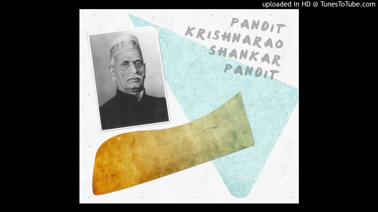 Krishnarao Shankar Pandit Raga Jaijaivanti - YouTube
