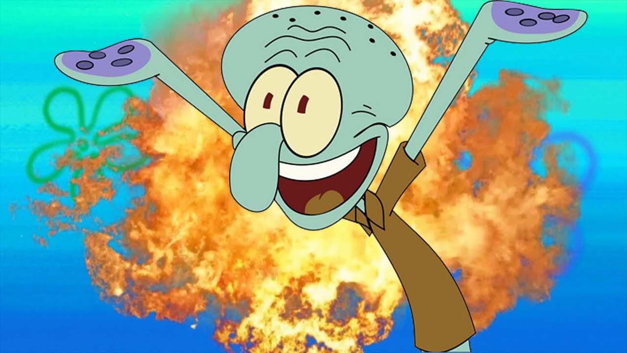 Bob Esponja | Calamardo Explota - YouTube