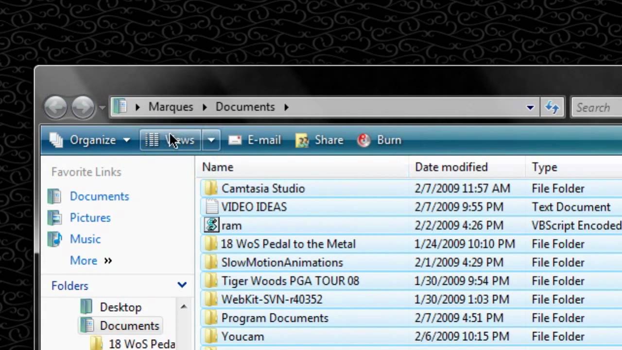 HD Tutorial: Get Old Menus Back in Vista Explorer - YouTube