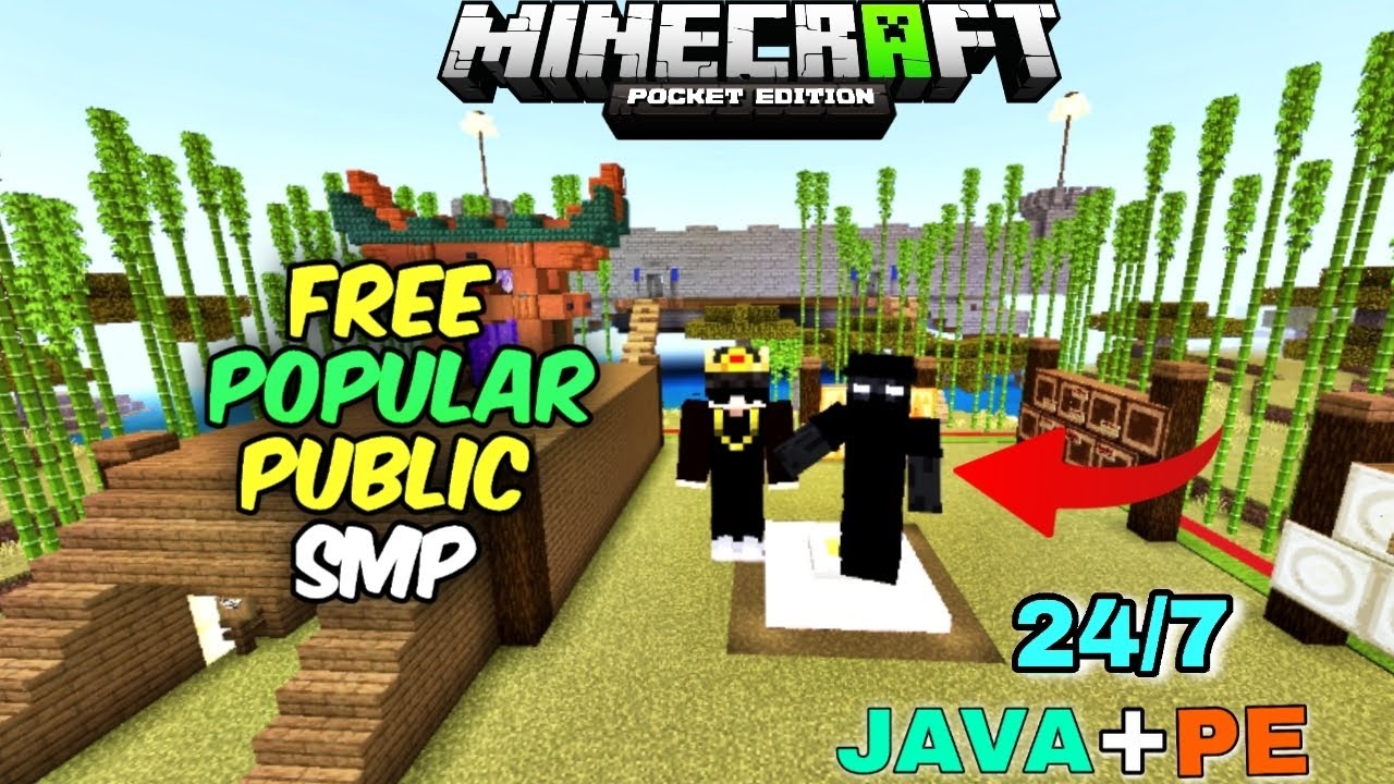 🎁 New Best Public Survival Smp Server For Minecraft | Java + Pocket ...