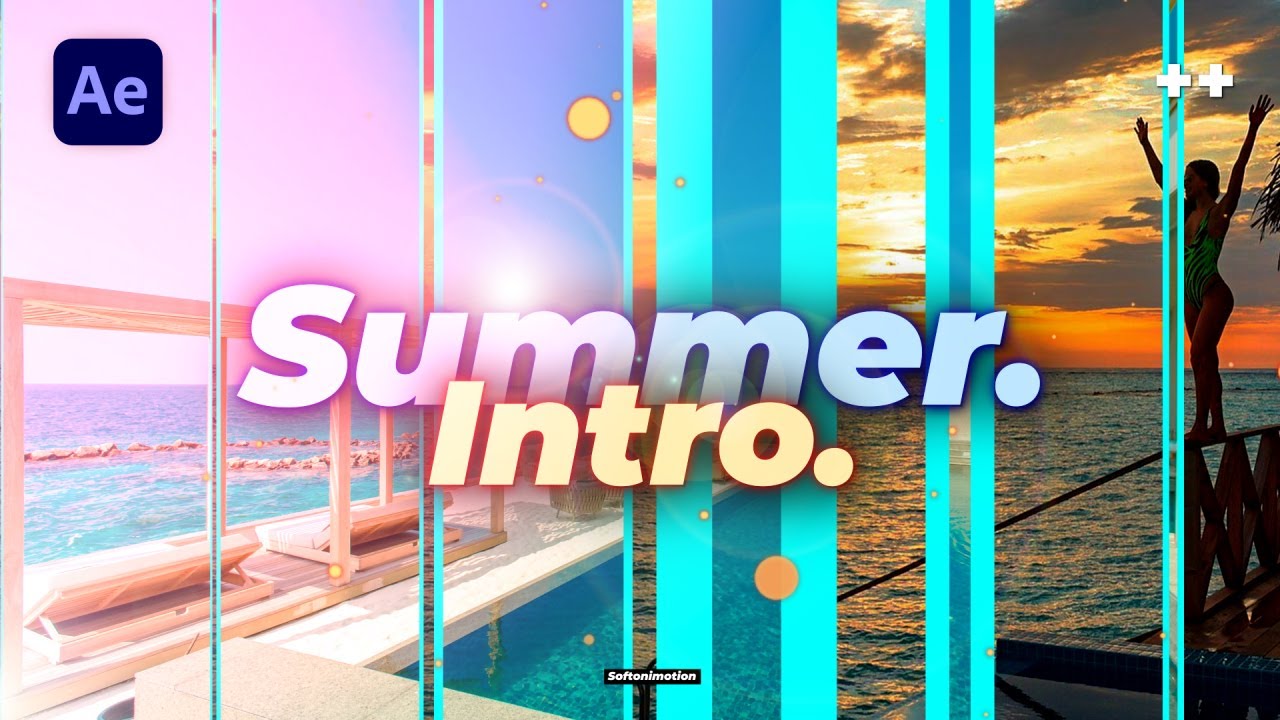 Create Tropical Summer Intro In Minutes - After Effects Tutorial - YouTube