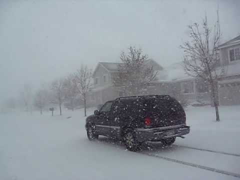 Blizzard 2009 in Denver, Colorado - YouTube
