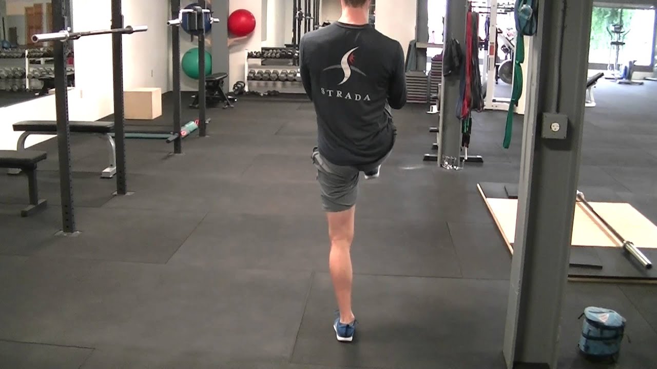 High Knee Walk to Forward Lunge - YouTube