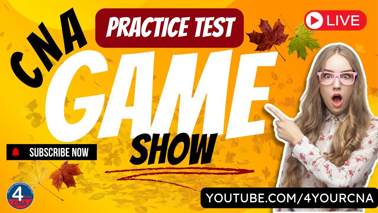👩‍⚕️ CNA Practice Test Game Show! CNA Role, Responsibility ...