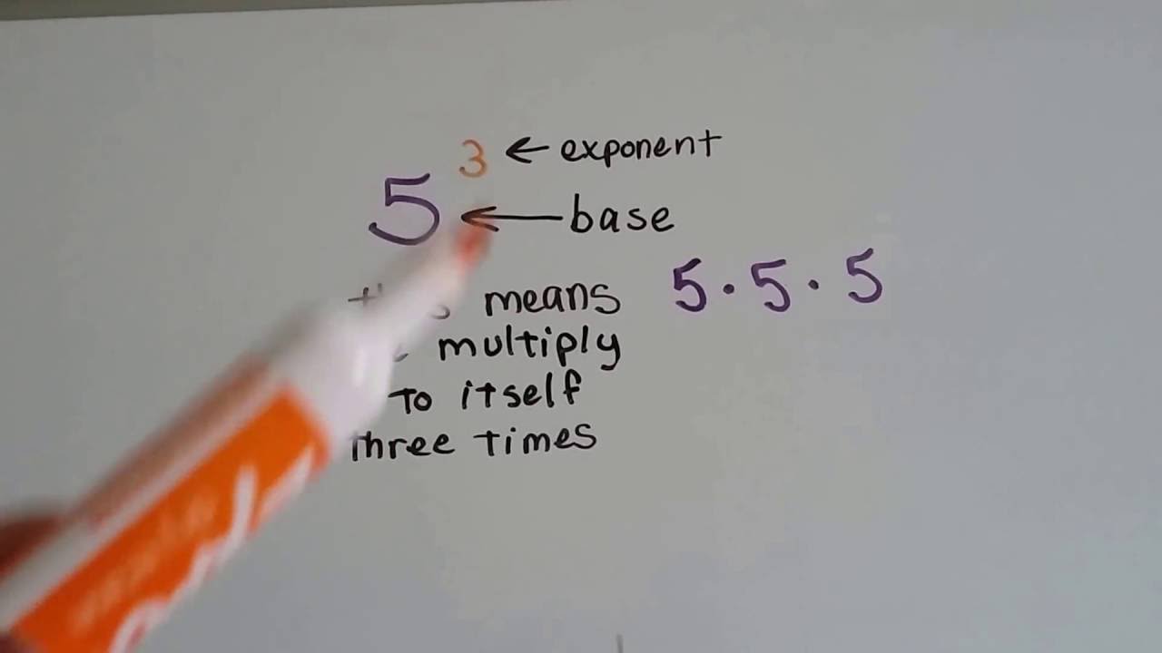 Grade 8 Math #2.1a, Exponents and Powers of 10 - YouTube