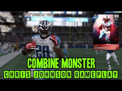 Madden 15 Ultimate Team 99 Overall Combine Monster Chris Johnson ...