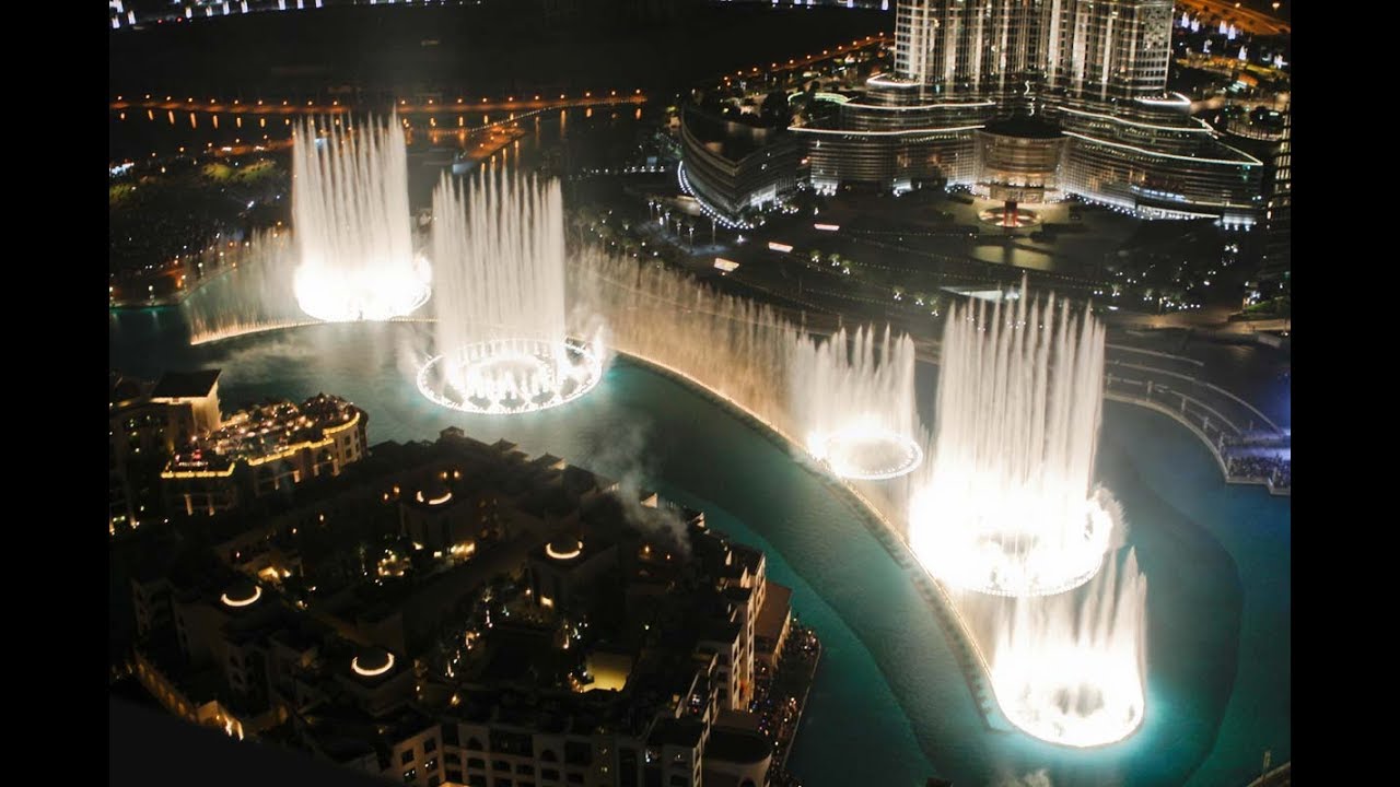 Dubai Fountain - Michael Jackson - Thriller - YouTube