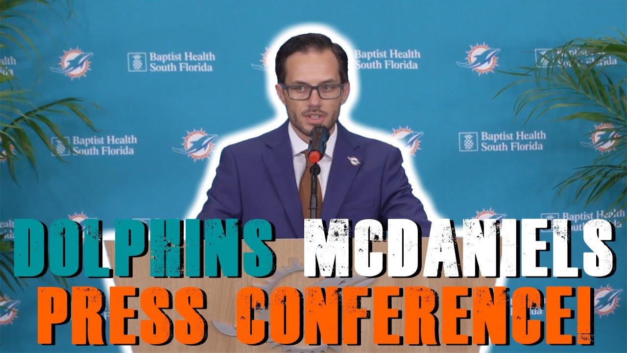 Miami Dolphins Mike McDaniel's Press Conference! - YouTube
