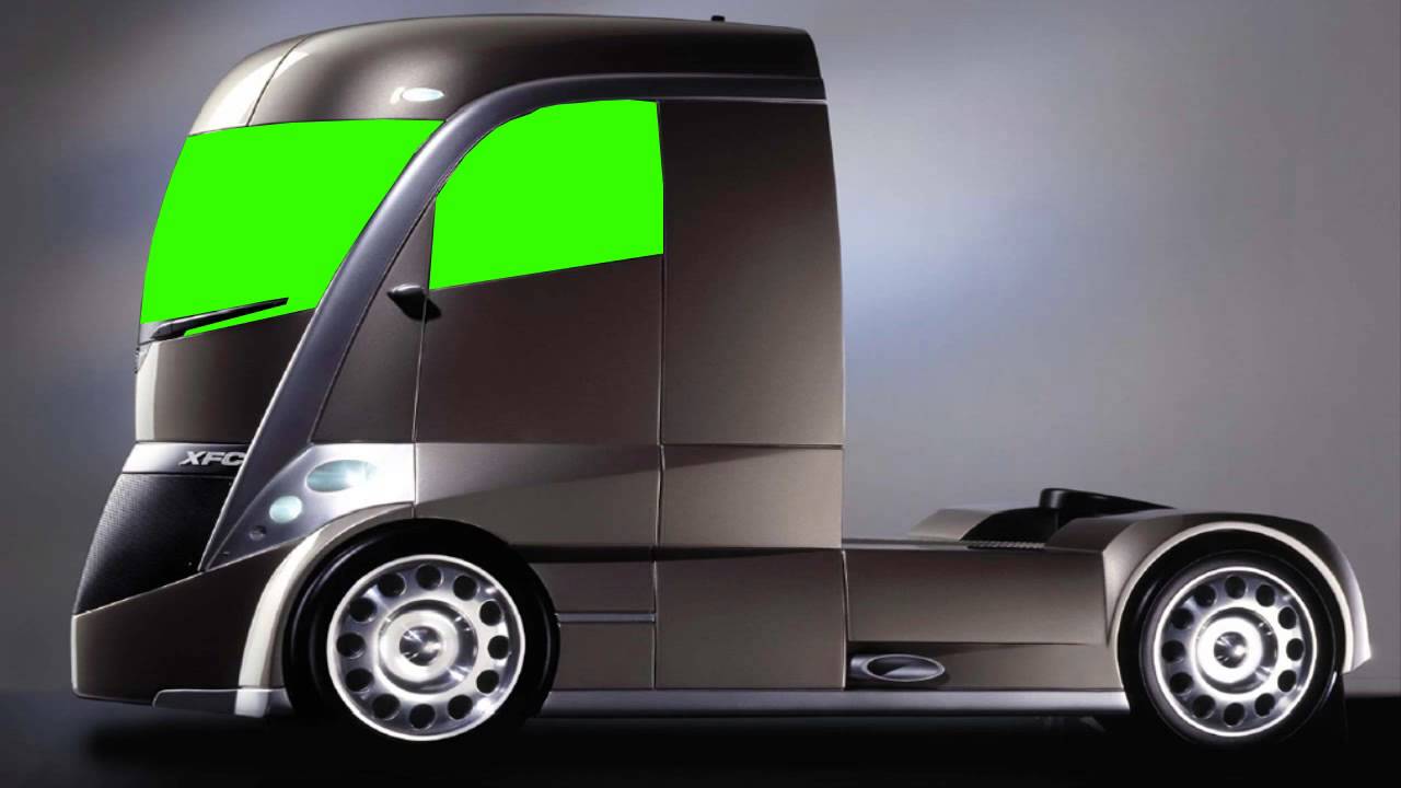 future truck in green screen free stock footage - YouTube
