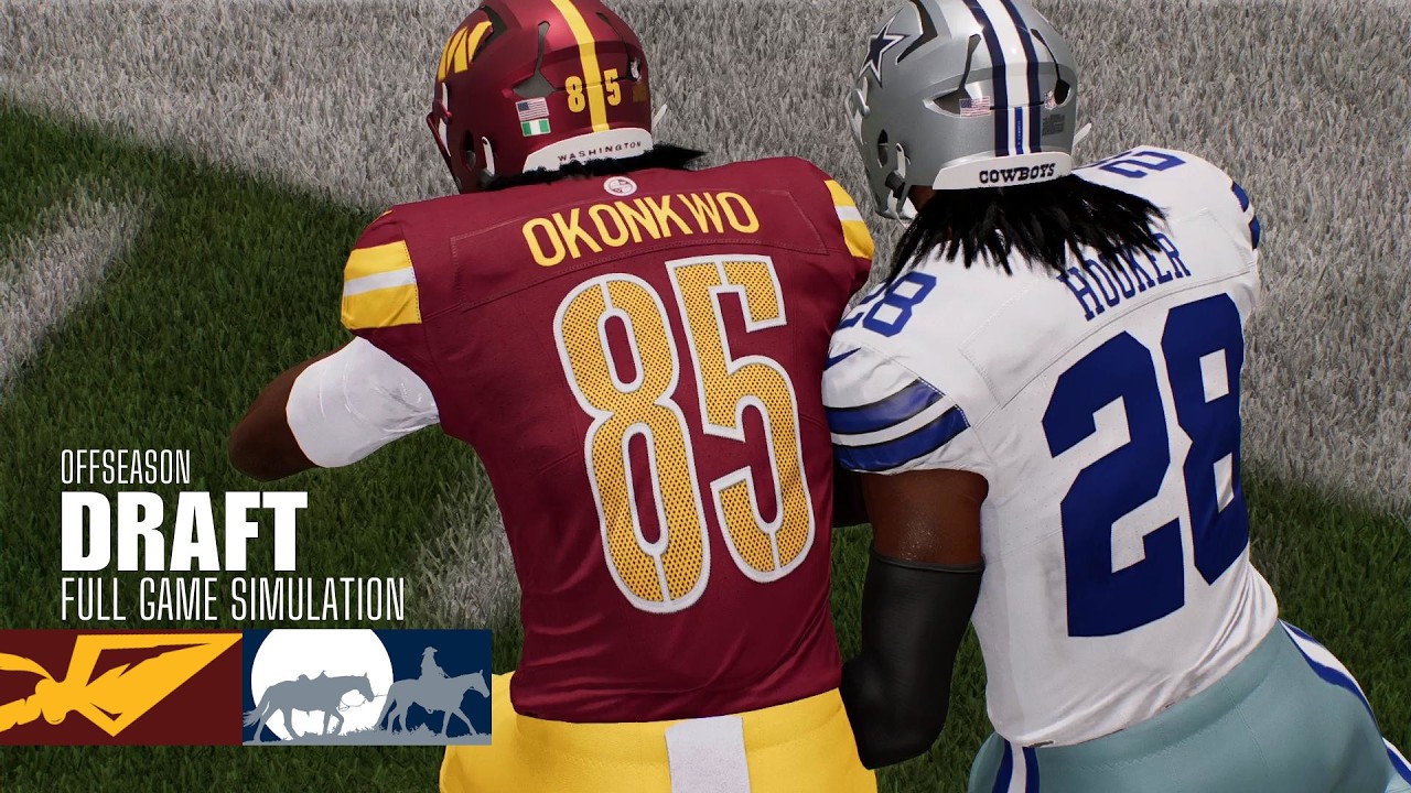 Commanders vs. Cowboys | 2026 NFL Draft | Madden NFL 26 Simulation ...