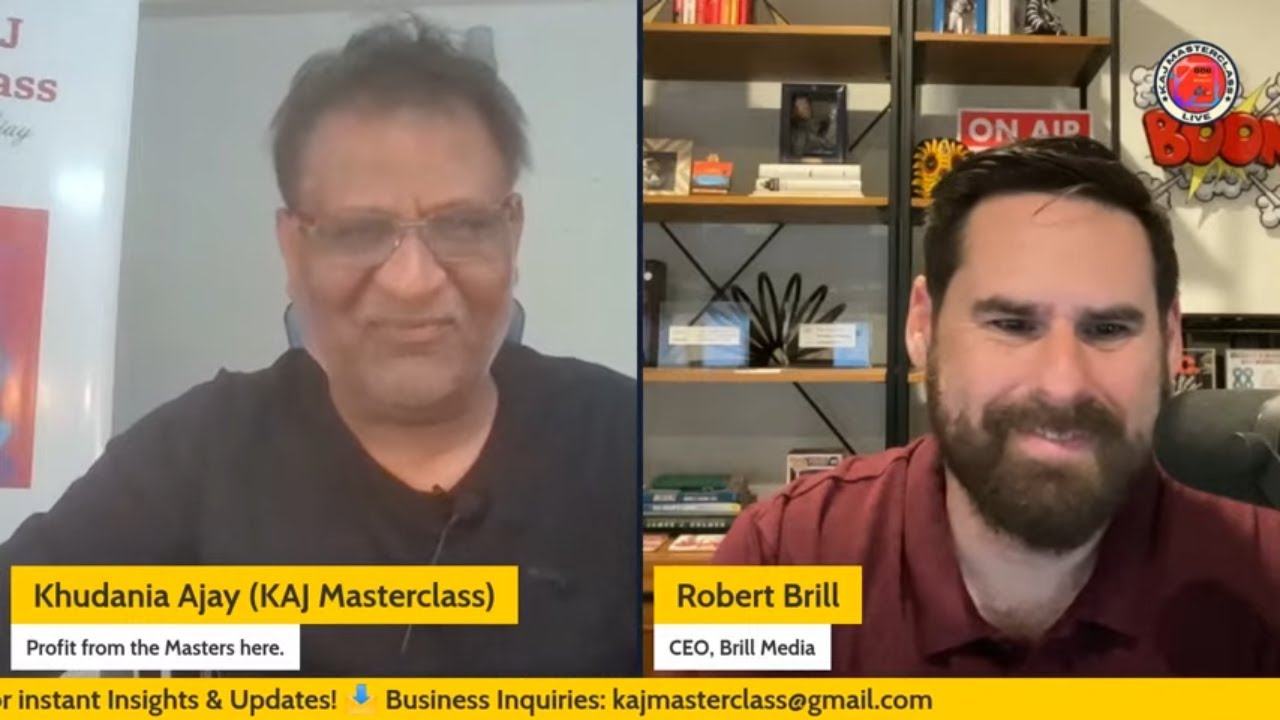 How To Advertise Your Business For Growth | Robert Brill | Khudania Ajay | KAJ Masterclass LIVE ...