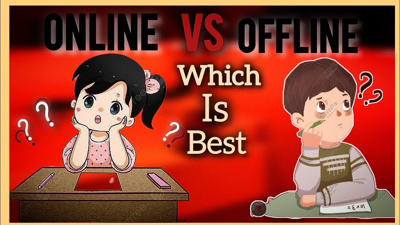 Which is best online study vs offline study📃 #trending #yt #viralvideo ...