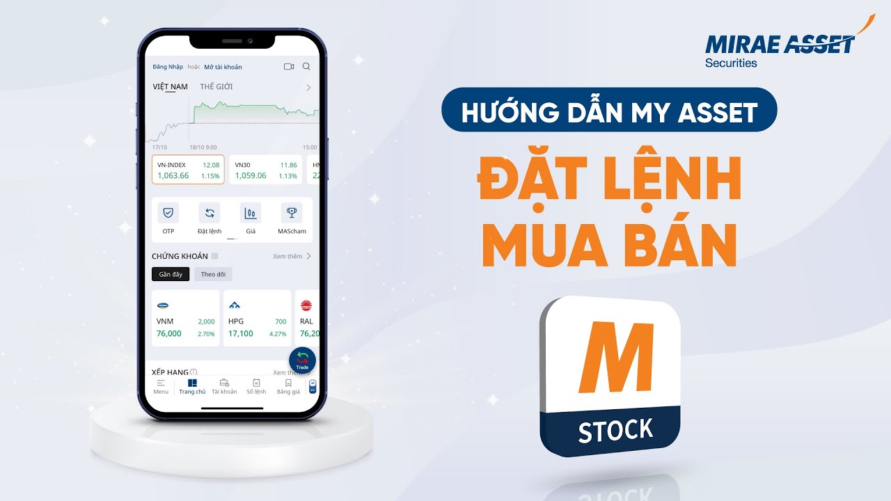 MASguide | Hướng Dẫn Đặt Lệnh Mua Bán Trên Ứng Dụng My Asset - YouTube