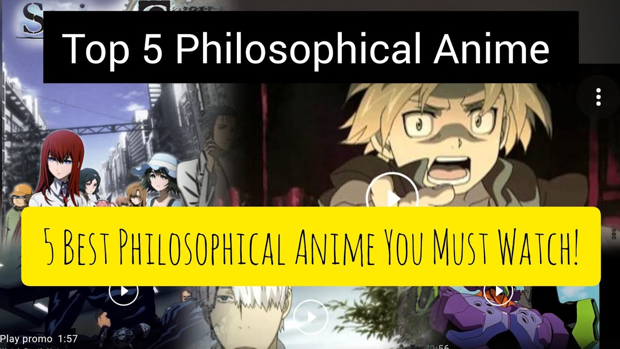 5 Best Philosophical Anime You Must Watch! - YouTube