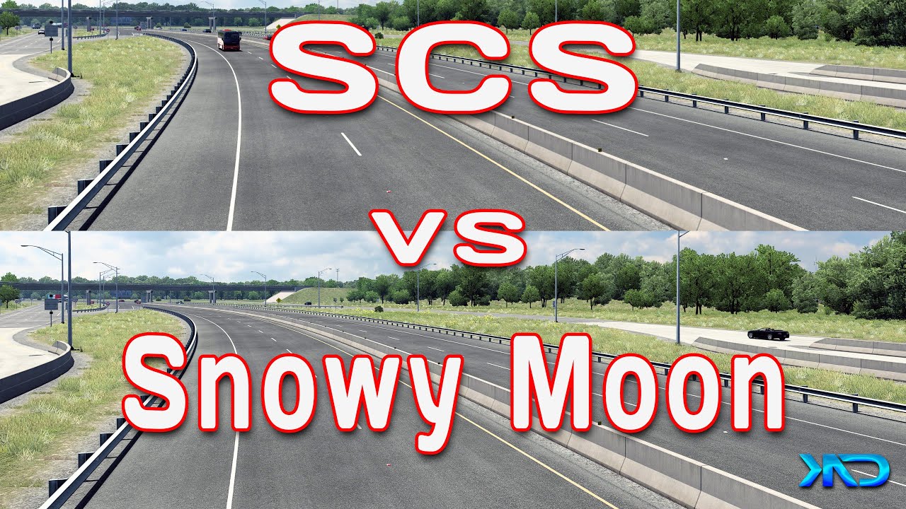 ATS | TAA v9.0.3 Test Version by Snowy Moon vs SCS SMAA Ultra | 4k ...