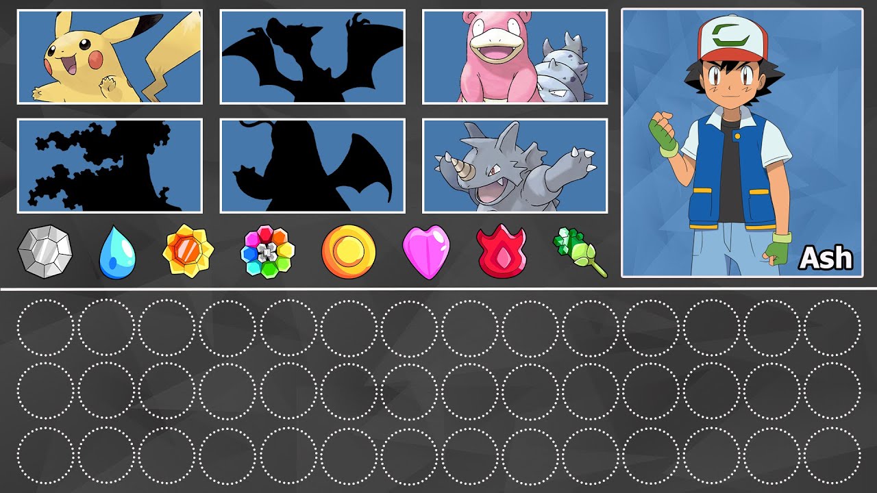 Ash All New Pokemon Team My Version - YouTube