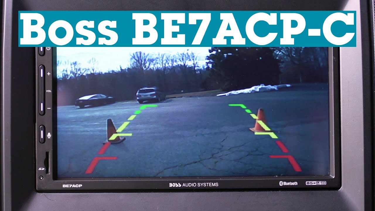 Boss BE7ACP-C receiver and backup camera package | Crutchfield - YouTube