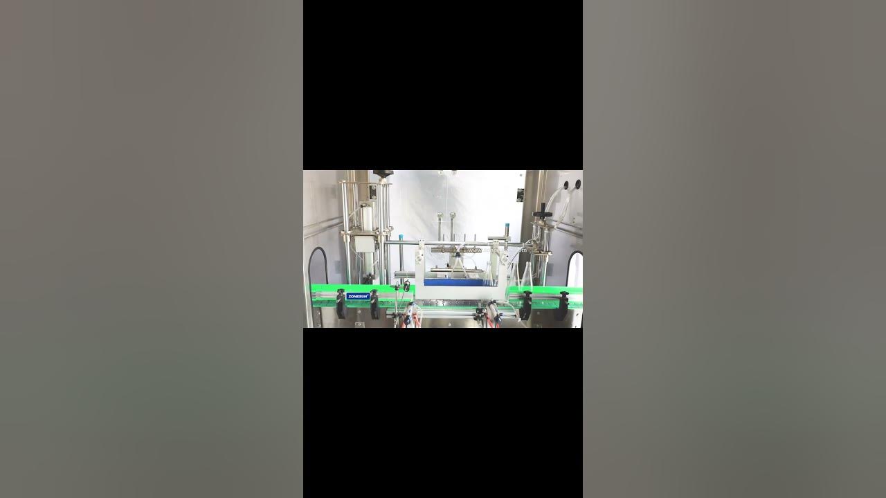 ZONESUN ZS-WB04 Automatic 4 Heads High Pressure Air Bottles Blow Drying Washing Machine - YouTube