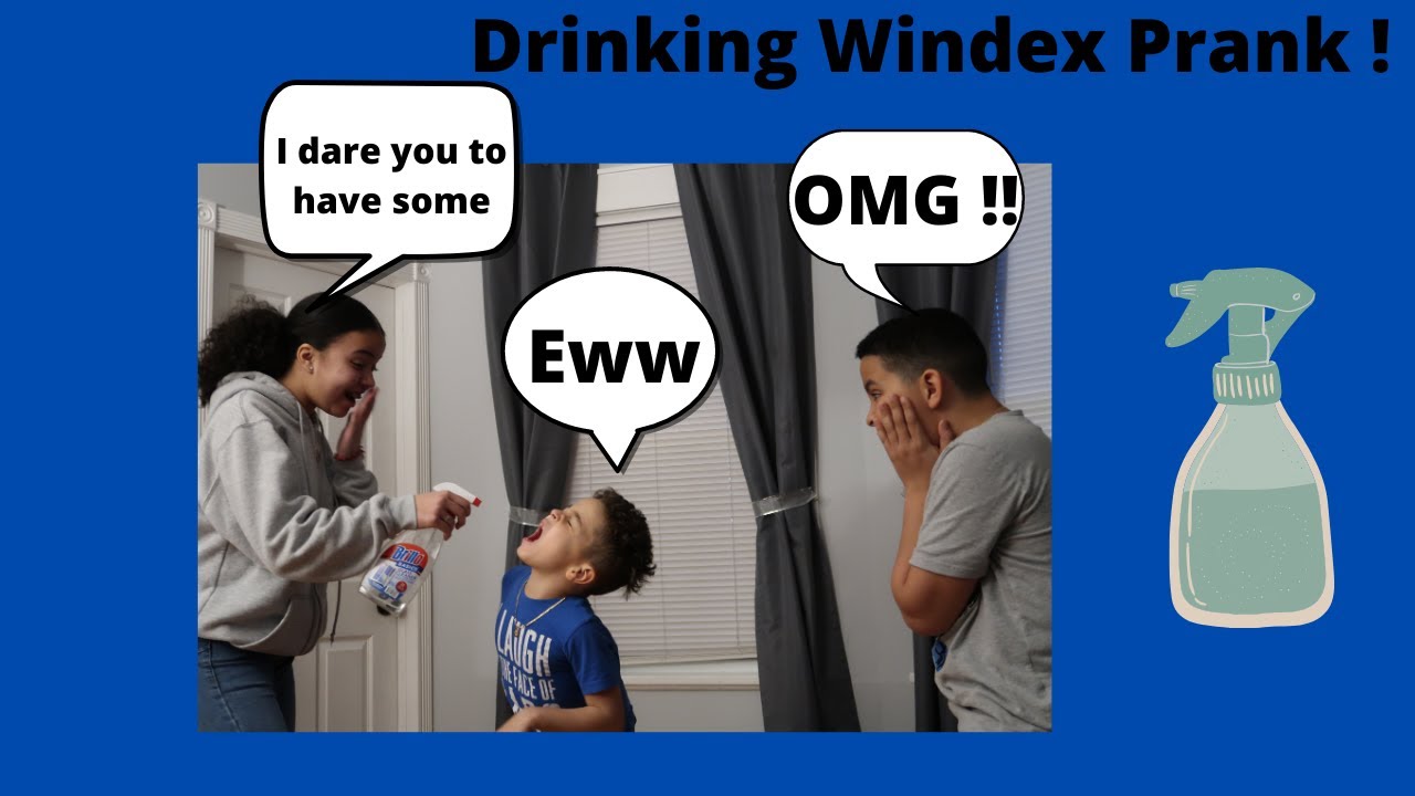 Drinking Windex Prank ! / Vlog *MUST SEE PRANK* - YouTube