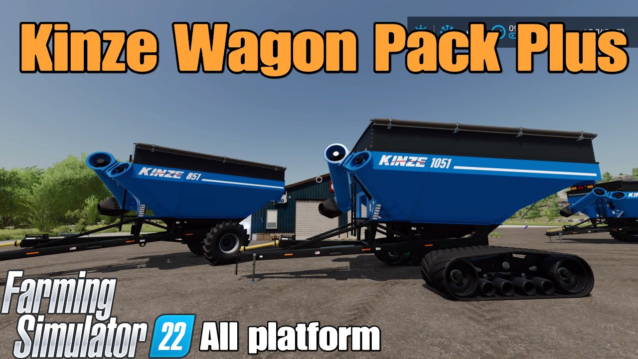 Kinze Wagon Pack Plus / FS22 mod for all platforms - YouTube