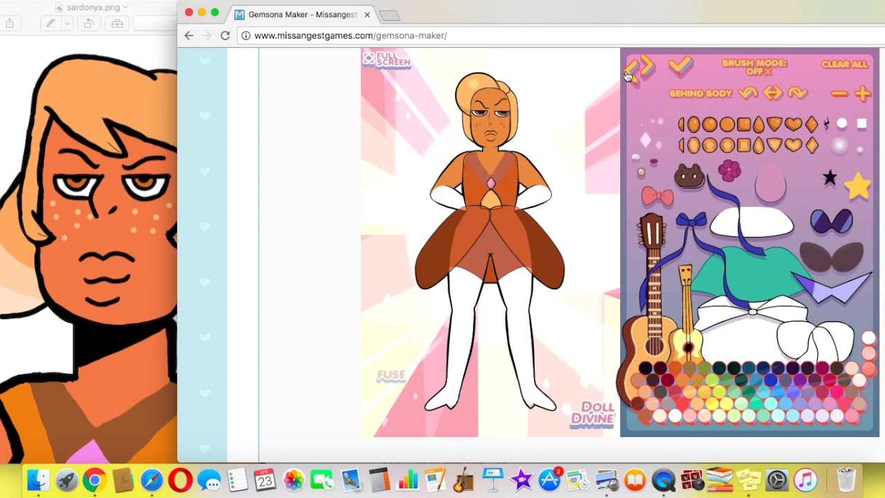 Making Homeworld sardonyx on Gemsona Maker - YouTube