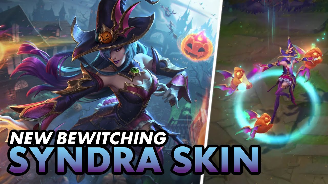 🎃🦇 NEW BEWITCHING SYNDRA SKIN IS STUNNING! + Syndra Support talk ...