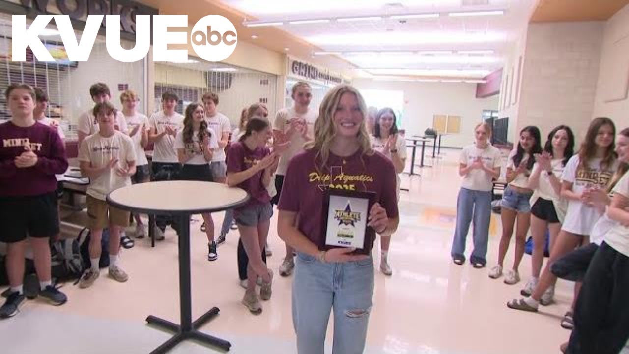 Grace Rabb, Dripping Springs swimming | Athlete of the Week - YouTube