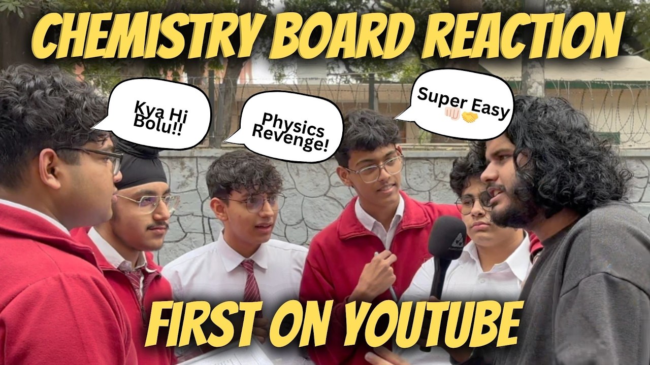 REVENGE! Chemistry Board REACTION 🔥 | First on YouTube | Class 12 Paper ...