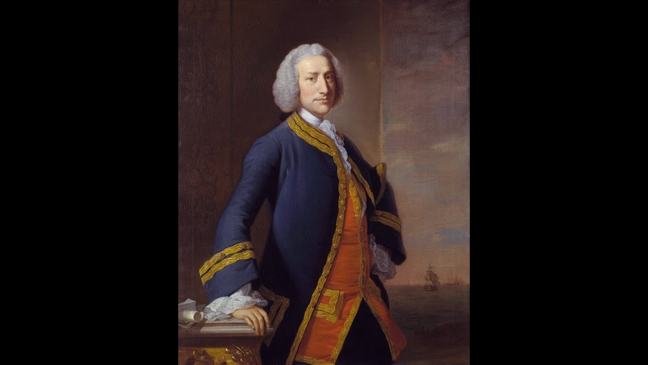 Lord Anson (1697-1762), 65, (Admiiral of the fleet) - YouTube