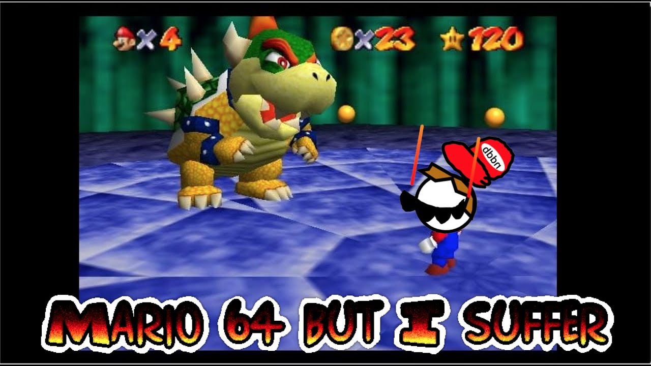 Mario 64 but I suffer - YouTube