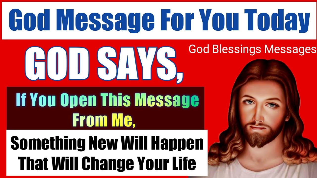God Message For You Today 💌😇 ️Urgent God Message | God Message For me ...