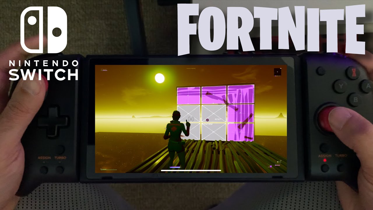 Nintendo Switch Fortnite HandHeld GamePlay! (Chapter 2 Season 2) - YouTube