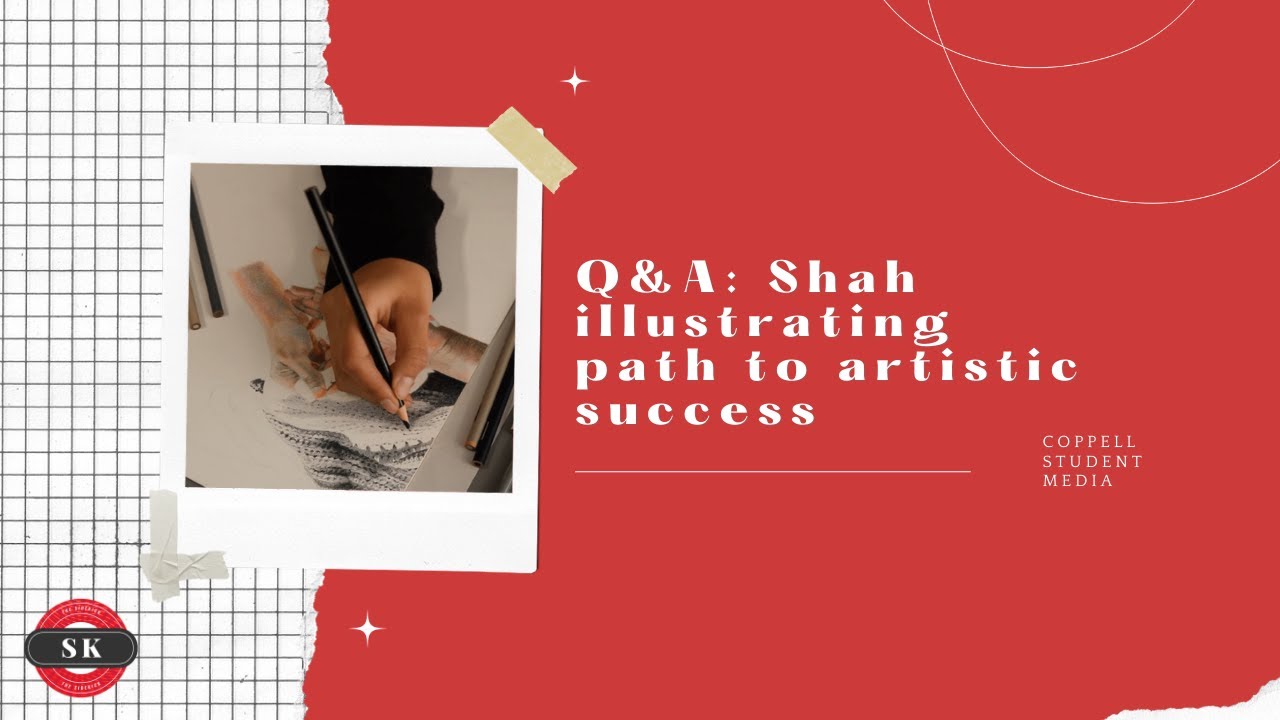 Q&A: Shah illustrating path to artistic success - YouTube