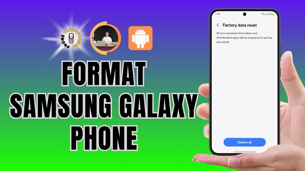 How to Format Samsung Galaxy Phone - Full Guide {2025} - YouTube
