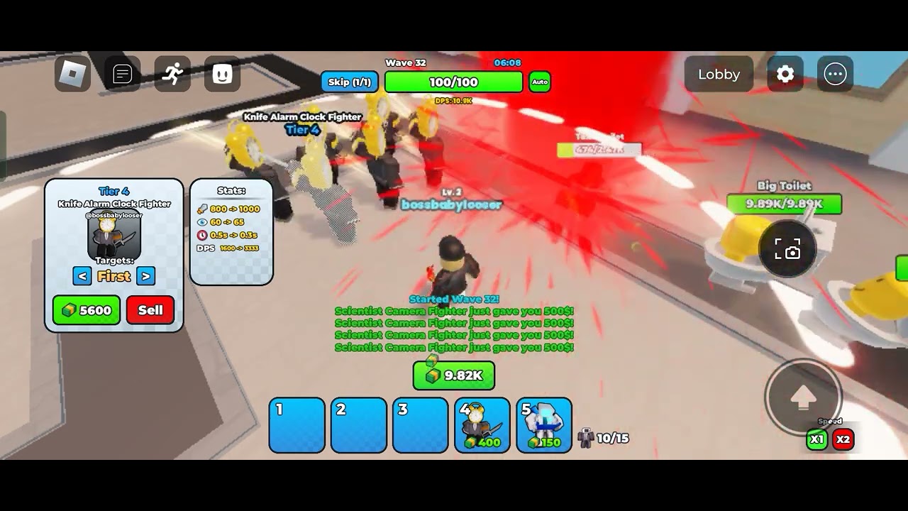 how to beat insane with kfine alarm clock fighter . - YouTube