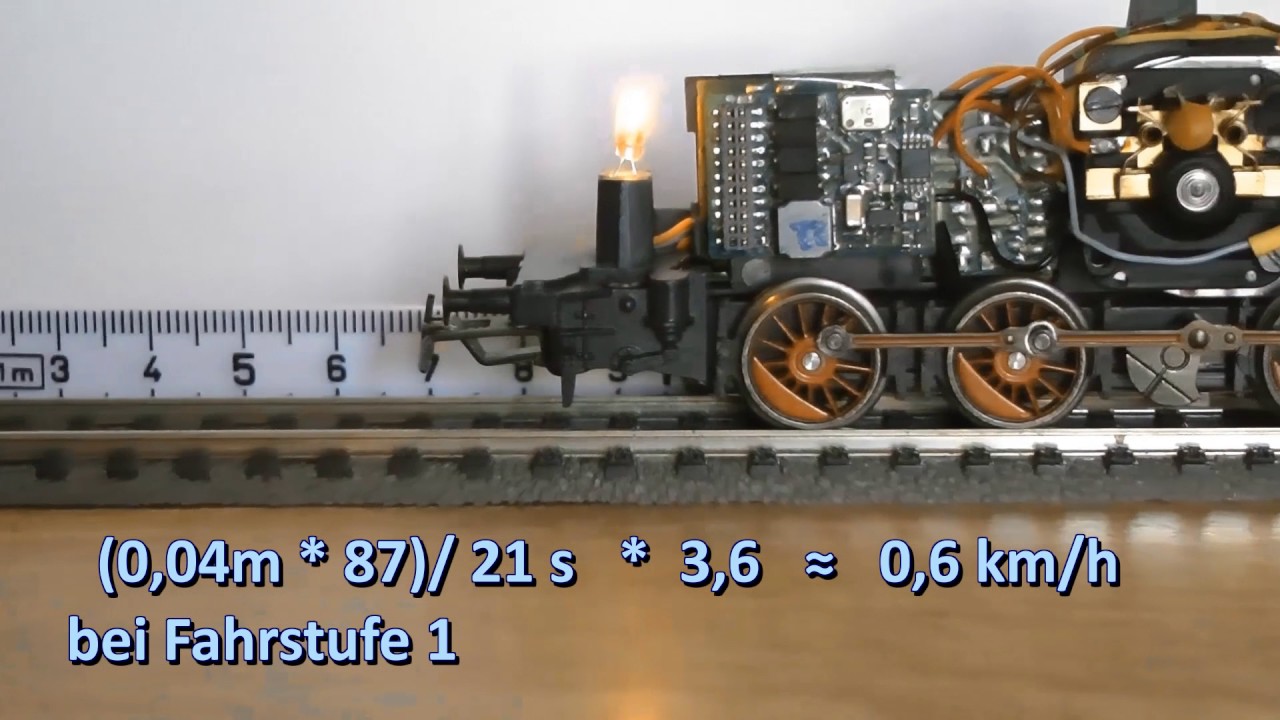 Märklin 37655 TRIX 22133 V60 Test C-Digitaldecoder Langsamfahrt H0 ...
