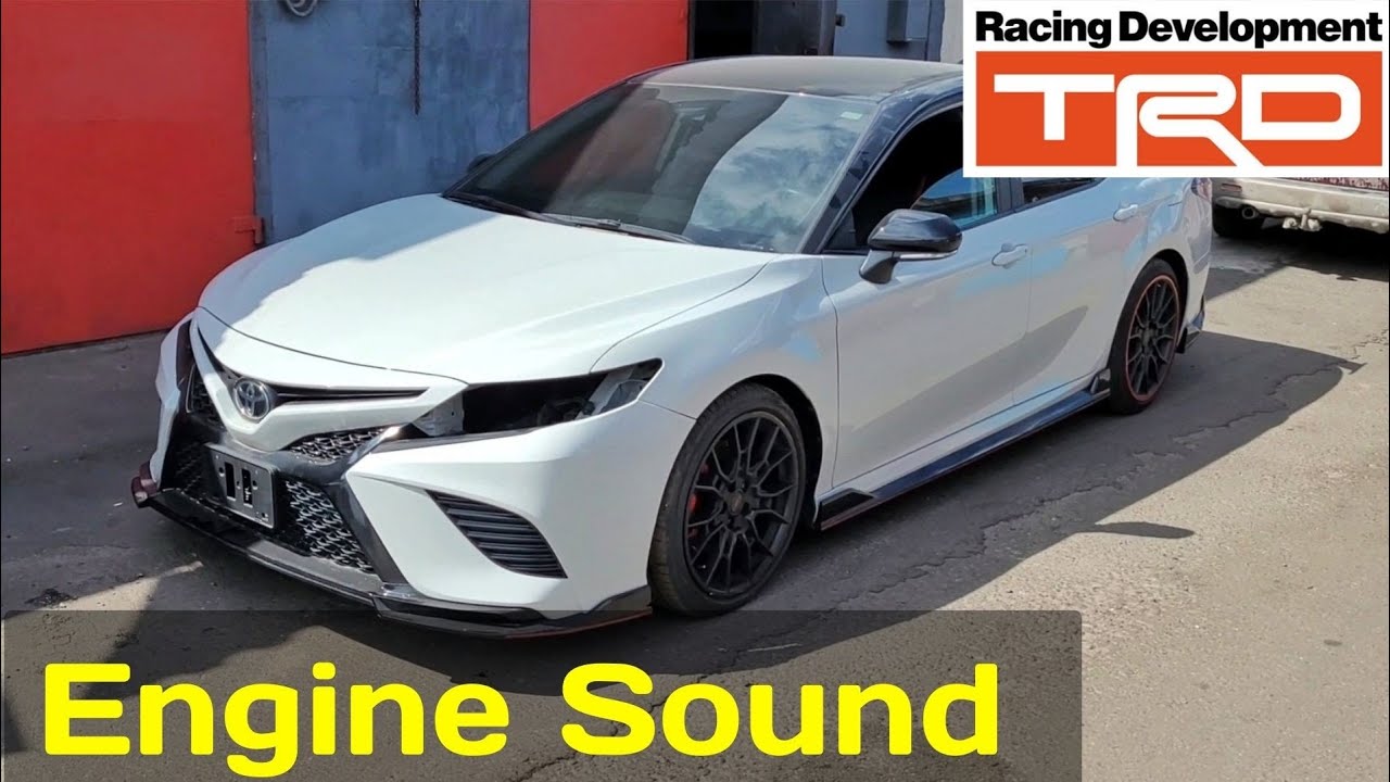 2021 Toyota Camry 3.5 TRD - Engine sound - YouTube